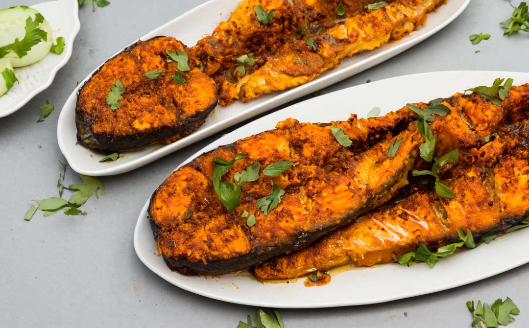Tandoori Spiced Baked Fish - Get Grill Spices & Condiments